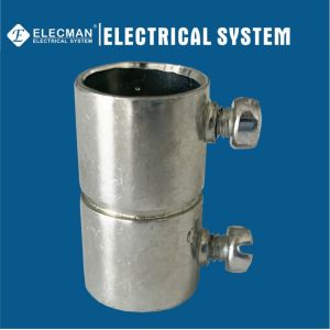 Quality 1 Inch Steel EMT Conduit Fittings Compression Coupling Set Screw Type for sale