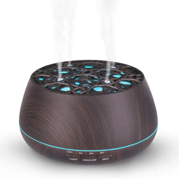 Quality 7 Color LED Light 400ml Electric Air Essential Aroma Oil Diffuser Ultrasonic Smart Humidifier Mist Maker for Home Office Bedroom for sale