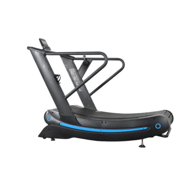 Quality Fitness Non Powered Curved Mechanical Treadmill Running Workout Machine for sale