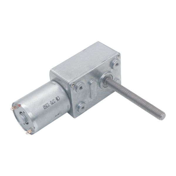 Quality Screw Shaft Worm Self Locking Dc Motor 12 Volt High Torque 90rpm for sale