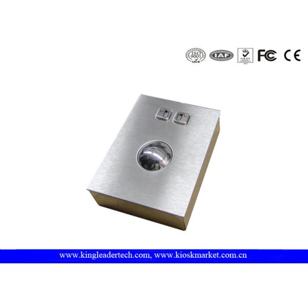Quality 38mm Desktop Optical Metal Trackball With USB Interface for sale