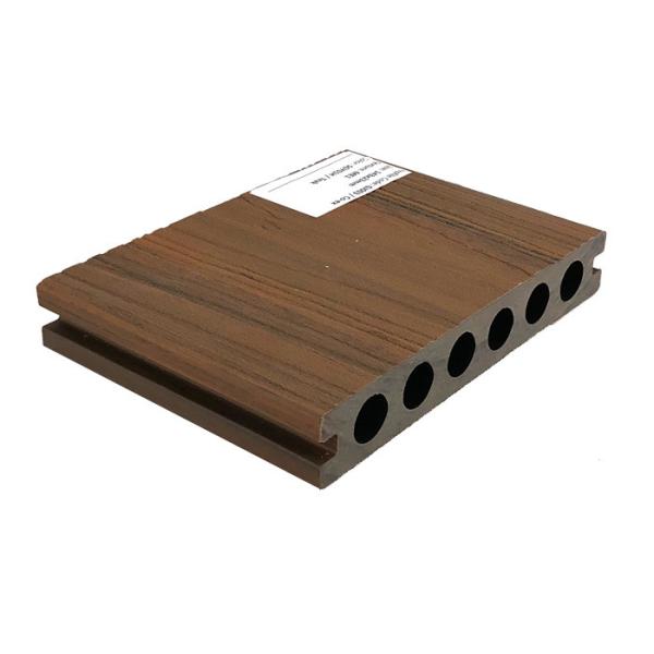 Quality ISO9001 Sliding Swimming Pool Deck Anti Slip Hollow WPC Decking for sale