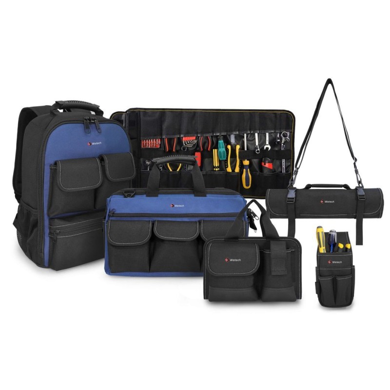 Safety Tool Bag Vest Oxford Cloth Jacket with Multi-Pockets Durable Polyester