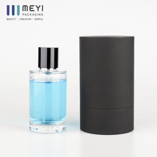 Quality 100ml Round Perfume Bottle No Spill Output 0.075 Clear for sale