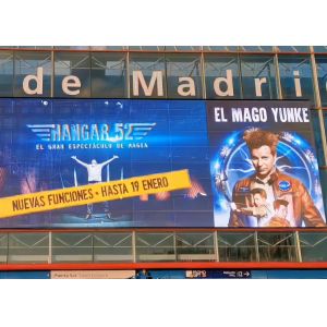 Quality Waterproof P16 Transparent Grid LED Display Mesh LED Screen LED Strip Screen For for sale