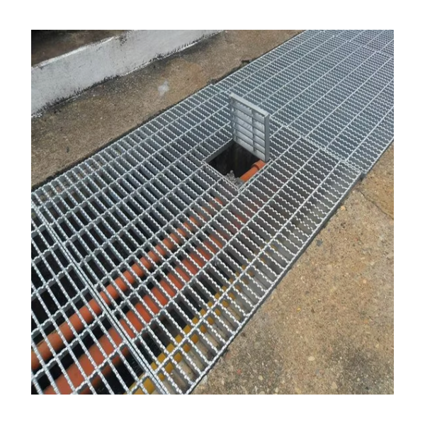 Quality Heavy Duty Anti-Sliding Steel Grating Drain Cover with Acid/Alkali Resisting Properties for Outdoor Usage for sale