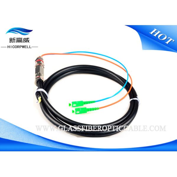 Quality 4 / 8 / 12 Core Waterproof Fiber Pigtails Patch Cords , SC APC Multi Mode Fiber for sale