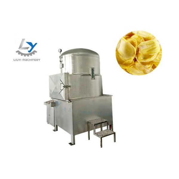 Quality Vacuum Jackfruit Chips Frying Machine , Fried Chips Making Machine Easy Operate for sale