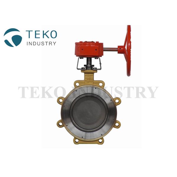 Quality Double Eccentric High Temperature Butterfly Valves With Lug Wafer End CE for sale
