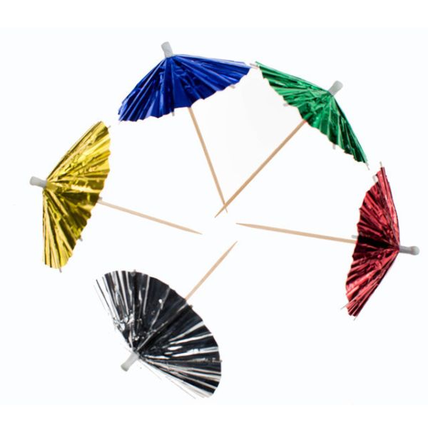 Quality Bamboo Decorative Wooden Food Grade Cocktail Umbrella Toothpicks for Unique Decoration for sale