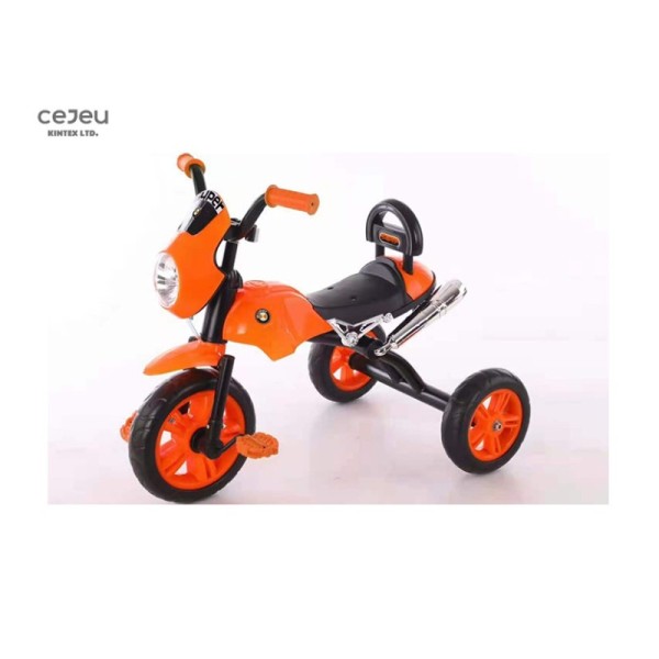 Quality Motor Head Kid Riding Tricycle 65*60*42CM With English Music for sale