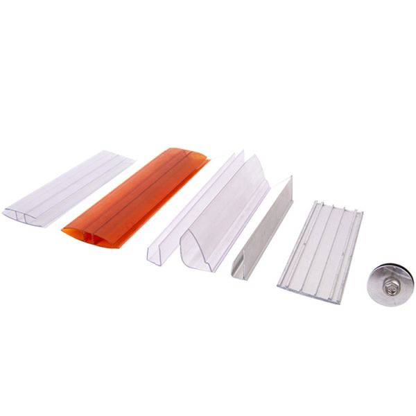 Quality 100% Virgin Polycarbonate Accessories H Polycarbonate Profile Joints for sale