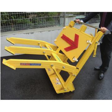 Quality 25kg Ral1023 Portable Vehicle Barricades for sale