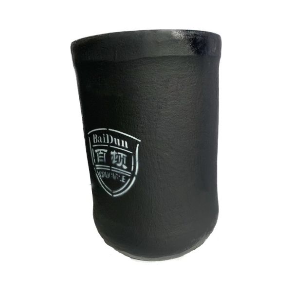 Quality Round Silicon Carbide Crucible Acidic / Basic Resistant 150kg Capacity Long Life for sale
