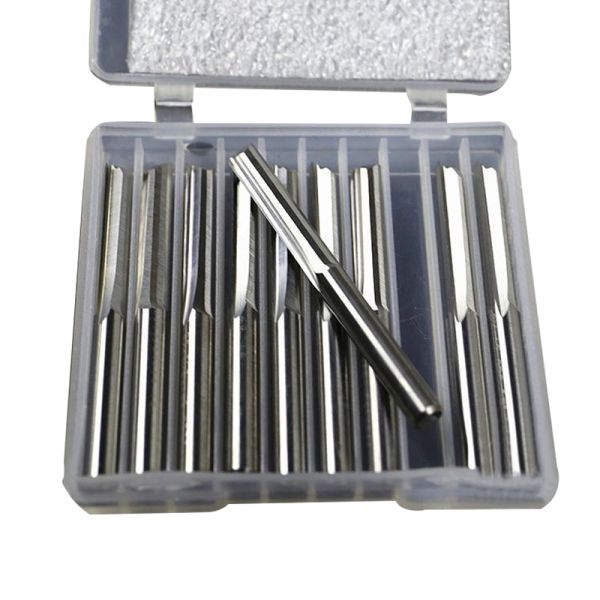 Quality 3.175mm-6 Double Straight Groove Milling Cutter Solid Carbide Straight Bit with 3 Years Warranty for sale