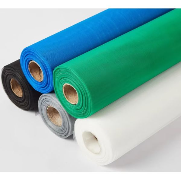 Quality Customized Fiberglass Window Screen Mesh Blue Green Door Insect Screen for sale