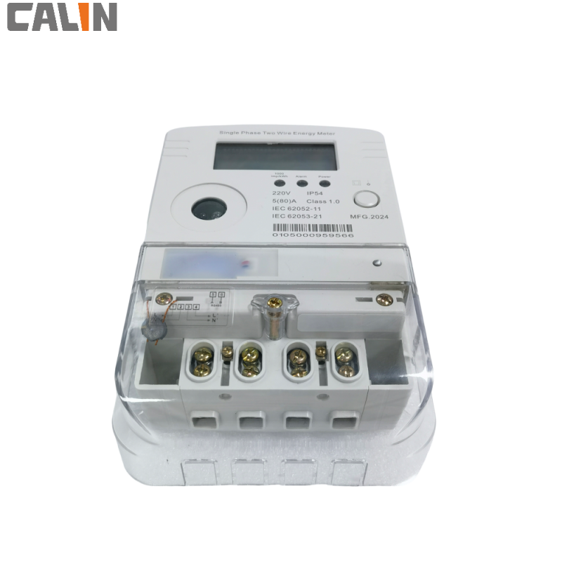 Quality Card Type Single Phase Kwh Meter Prepayment Residential Electric Meters for sale