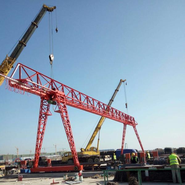 Quality Automated Rail Mounted Single Girder Gantry Crane Trussed Type for sale
