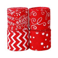 Quality MSD Wired Burlap Ribbon 2.5 Inch Christmas Bow Ribbon Support for Customized OEM for sale
