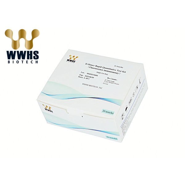 Quality DD D-Dimer Rapid Quantitative Test , Blood Rapid Diagnostic Test Kit for sale