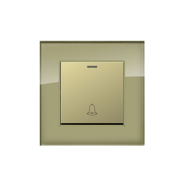 Quality Smart Laffey Push Button Bell Switch Glass / Metal Material for sale