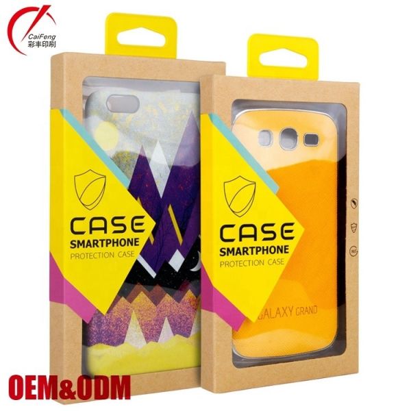 Quality CMYK Electronics Packaging Box Paper Mobile Phone Case Packaging Box for sale
