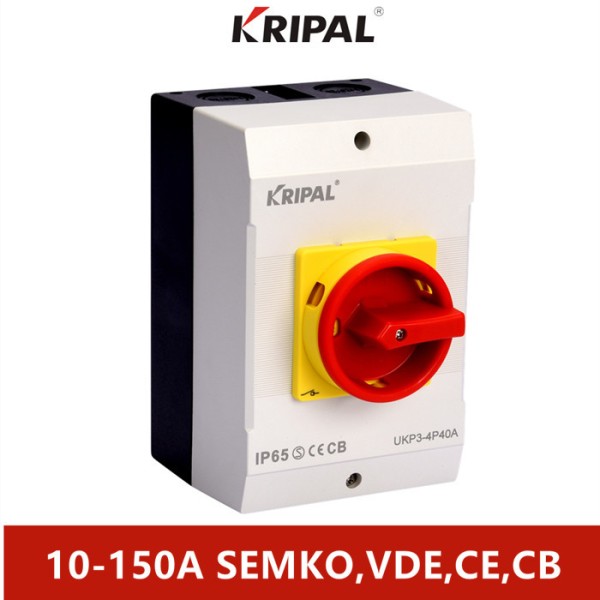 Quality CE certificate 3P 4P 10-150A IP65 Explosion-proof isolator switch for sale