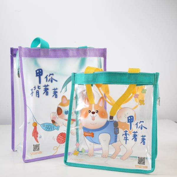 Quality PVC Handbag Outdoor Packaging Bag Water Resistant And Easy To Clean for sale