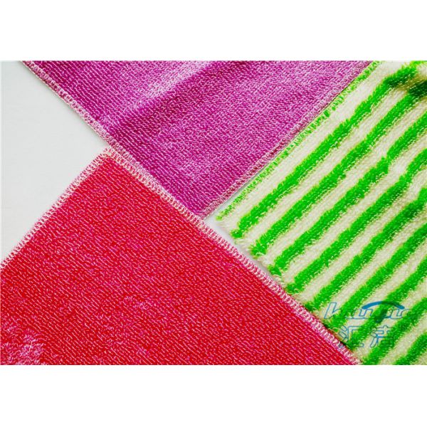 Quality Professional Magic Bamboo Fiber Kitchen Dishcloths , Dish Washing Cloth for sale