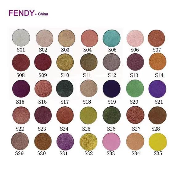 Quality DIY Makeup Maquillaje Single Eyeshadow Palette Accept Private Label for sale