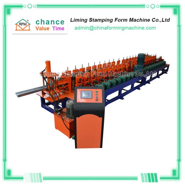 Quality Steel Round Gutter Machine , 18 Steps Rain Gutter Roll Forming Machine for sale