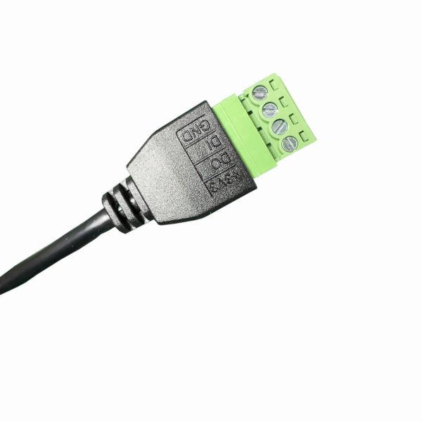 Quality 3.5 PITCH-4 Pin Electrical Wiring Harnesses Terminal Male Green DC5.5*2.1 Bus 3 for sale
