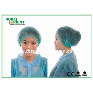 Quality Non-Woven Clip Cap Disposable Head Cap With Double Elastic Or Single Elastic For for sale