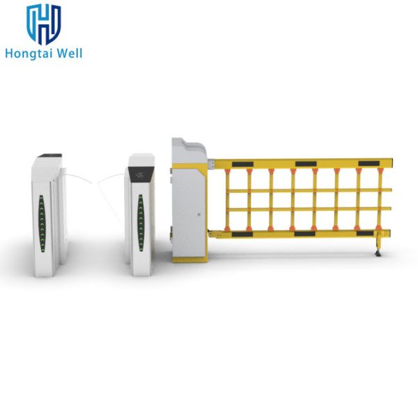 Quality Automatic RFID Turnstile Gate Pedestrian Temperature Measurement Gate DC Motor for sale