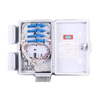 Quality 12Cores Fiber Optic Terminal Box SC/LC/FC/ST Simplex/Duplex Indoor/Outdoor for sale