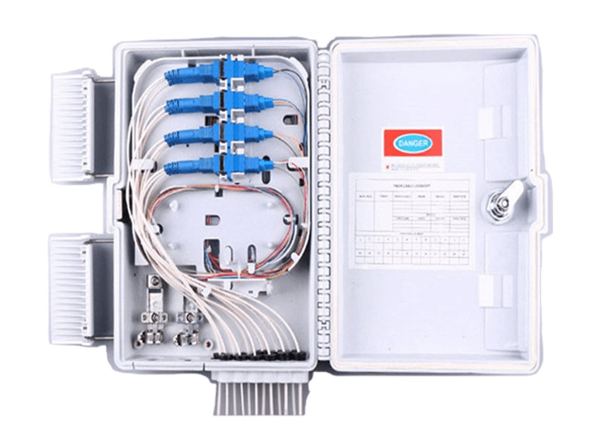 Quality 12Cores Fiber Optic Terminal Box SC/LC/FC/ST Simplex/Duplex Indoor/Outdoor for sale