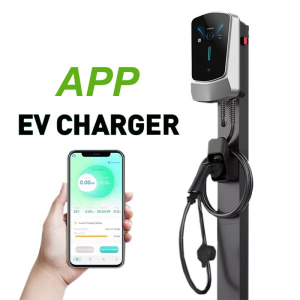 Quality Efficiency ≥98 AC 7KW EV Charger for Energy Car 32A Wallbox Charging Station for sale