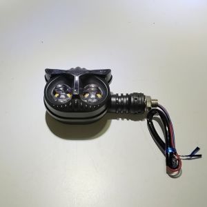 Quality Modified Lamp Motorcycle Black Plastic With Wires Strong Light Super Bright for sale