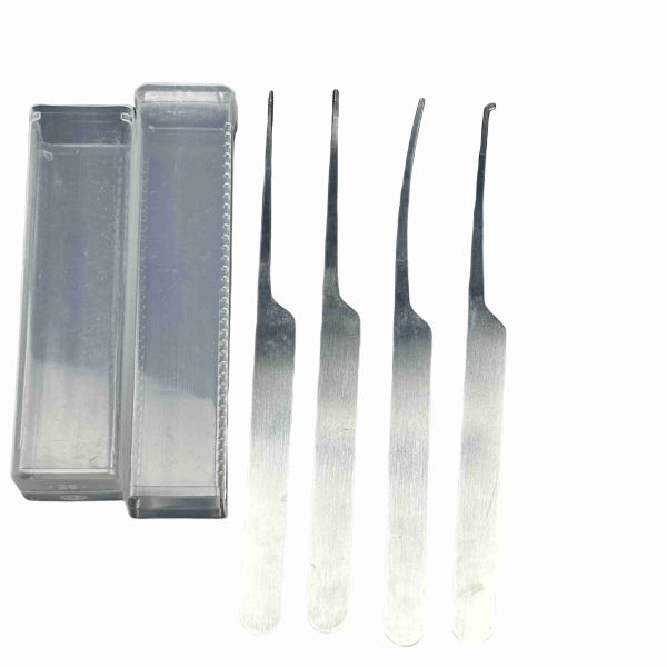Quality 4-Piece Set Straight Shank Lock Pick Hook Model 2521 for Car Unlocking Kit and for sale