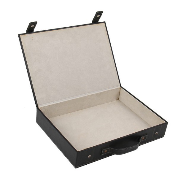Quality Cardboard Suitcase Gift Box with Handle Box Type Rigid Boxes Printing Handling for sale
