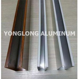 Quality Mechanical Strength Aluminum Curtain Wall Profile Extrusions Rectangle Shape for sale