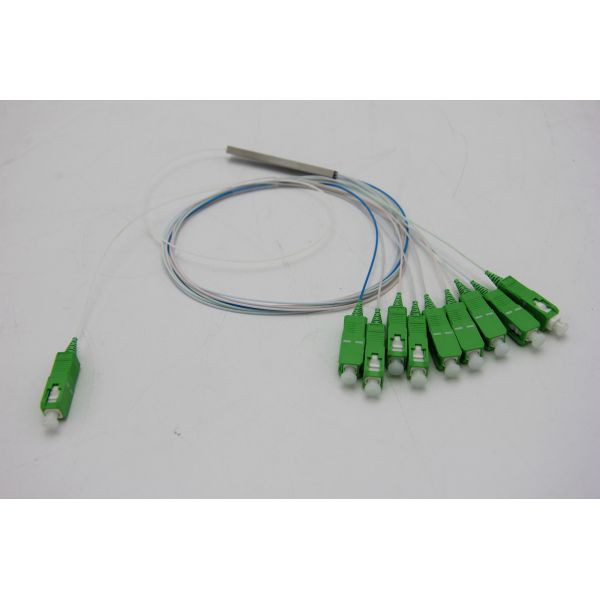 Quality 1x9 Mini Type SCAPC Fiber PLC Splitter for sale
