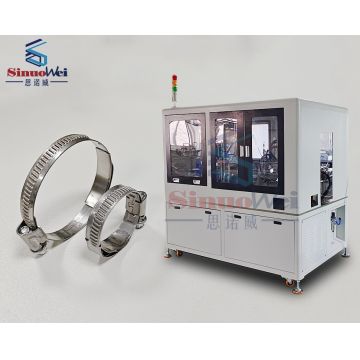 Quality 1000 Pcs/Hour Hose Clamp Manufacturing Machine German Type Hose Clamp Machine for sale