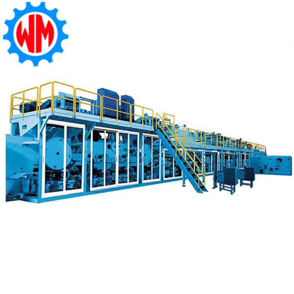 Quality Womeng New Type High Speed Fully Automatic Baby Diaper Machine Customized With for sale
