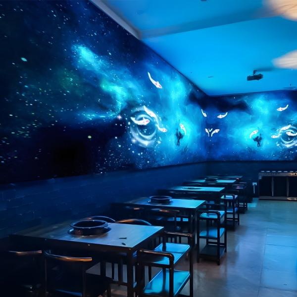 Quality Large Museum Interactive Wall Projection Holographic Interactive Wall Screen for sale
