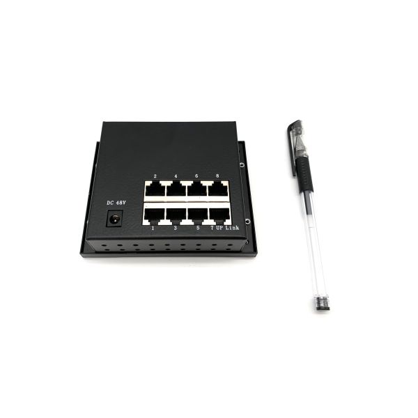 Quality DC Output AC Input Industrial Ethernet Switch , 8 Port Industrial PoE Switch for sale