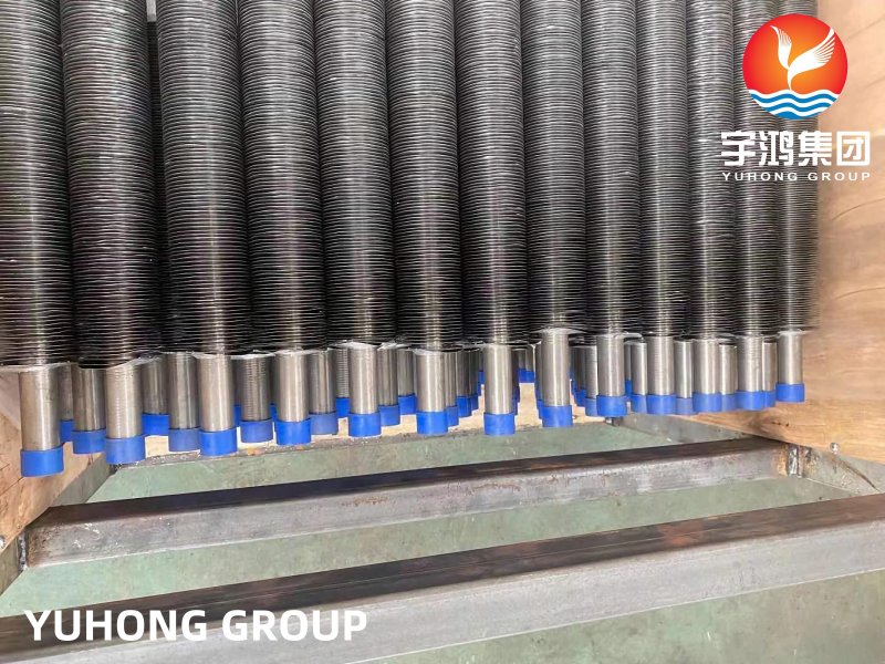 Quality Monel 400 Embedded G Fin Tube , Base Tube ASME SB163 NO4400, Fin Material Al 1060 for sale