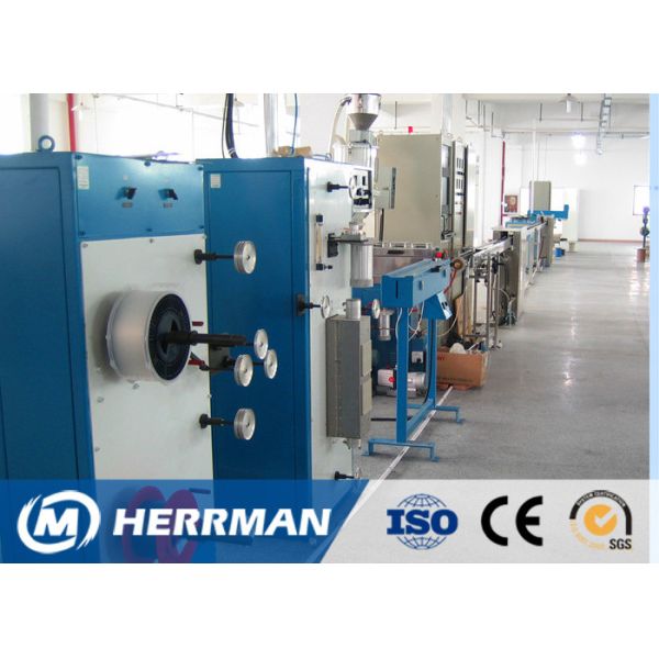 Quality Indoor Tight Buffered Fiber Optic Cable Production Line With Dry Tube for sale