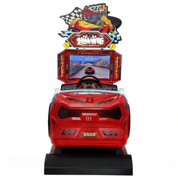 Quality Commercial Car Racing Game Machine Dynamic For Children OEM Service for sale