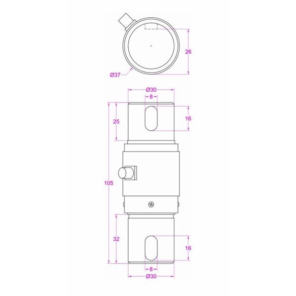 Quality Shaft-to-shaft reaction torque sensor Inline type torque measurement transducer for sale
